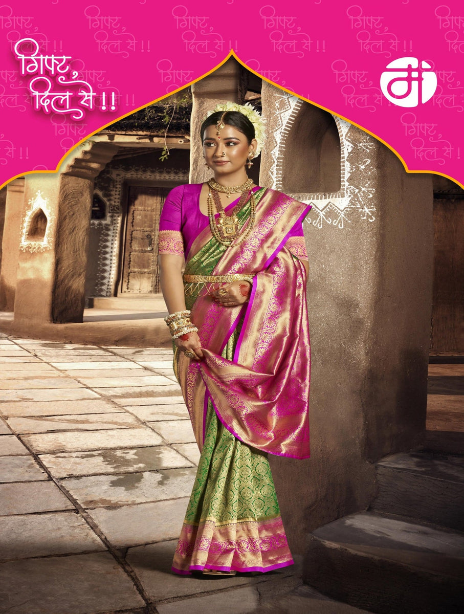 Shop Best collection of Sarees for Wedding Gifts Online – Moolchand ...