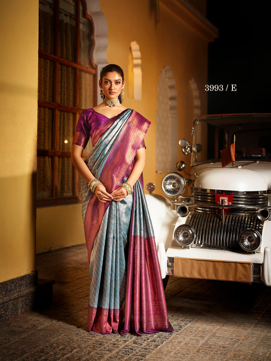 Buy Pure Kanjeevaram Sarees Online at Best Prices – Moolchand Mill Pvt ...